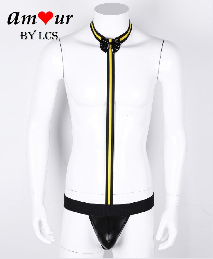 Sexy Male Tuxedo Butler Necktie & GString Set – Amour Lingerie
