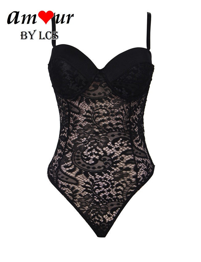 Sexy Lace Bridal Teddy Bodysuit Lingerie – Amour Lingerie